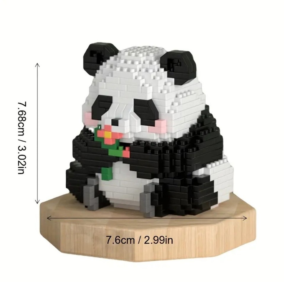 Cute Panda Building Blocks Set 720 Pieces | eBay