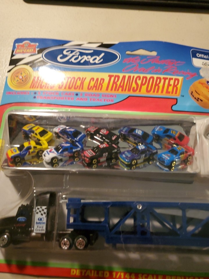 Chevy Racing Team Micro Stock Car Transporter | eBay