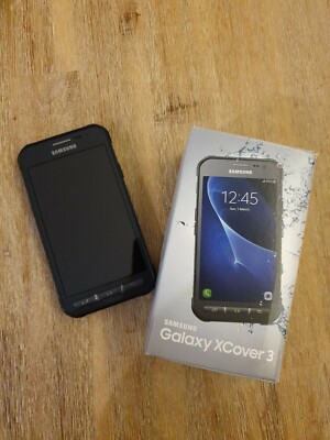 Samsung Galaxy Xcover 3 SM-G388F - 8GB - Dunkelsilber (Ohne Simlock ...