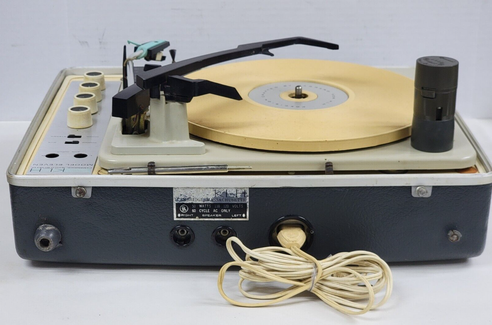 RARE Vintage KLH Model Eleven Portable Suitcase Phonograph Record ...
