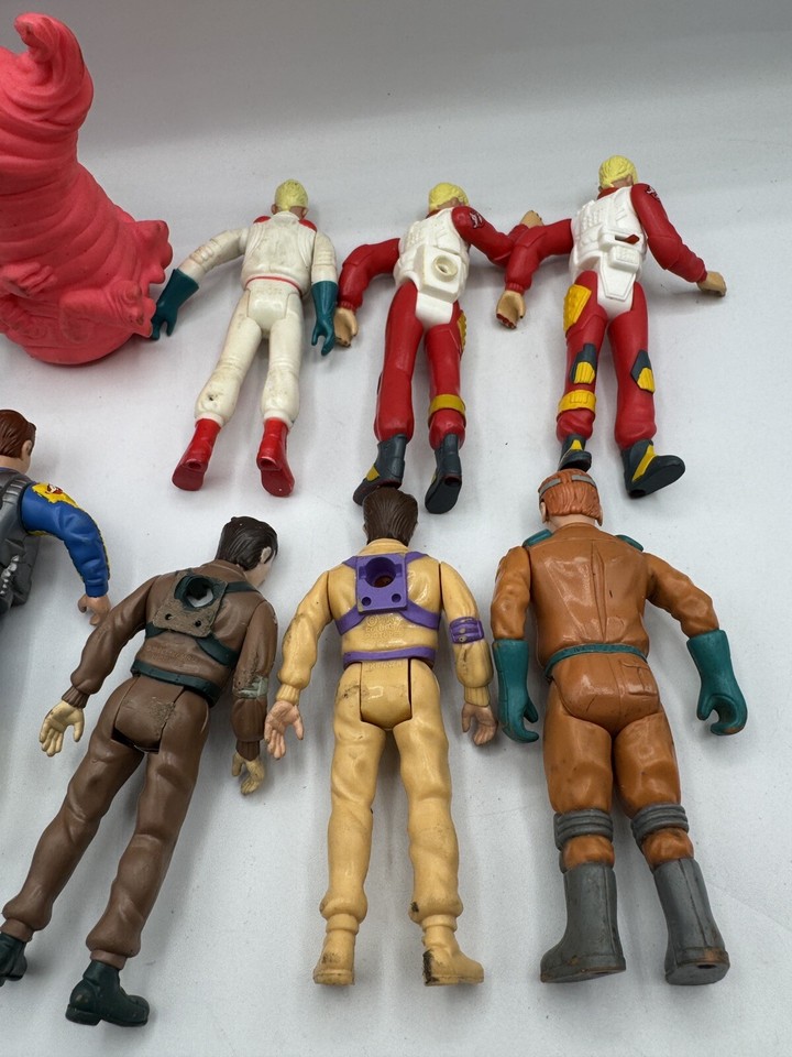 Real Ghostbusters vintage lot action figures 1986 Kenner Egon Ray Peter ...