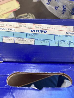 New Genuine Volvo C30 C70 S40 V50 Rear Brake Disc Comfort Pad Set ...