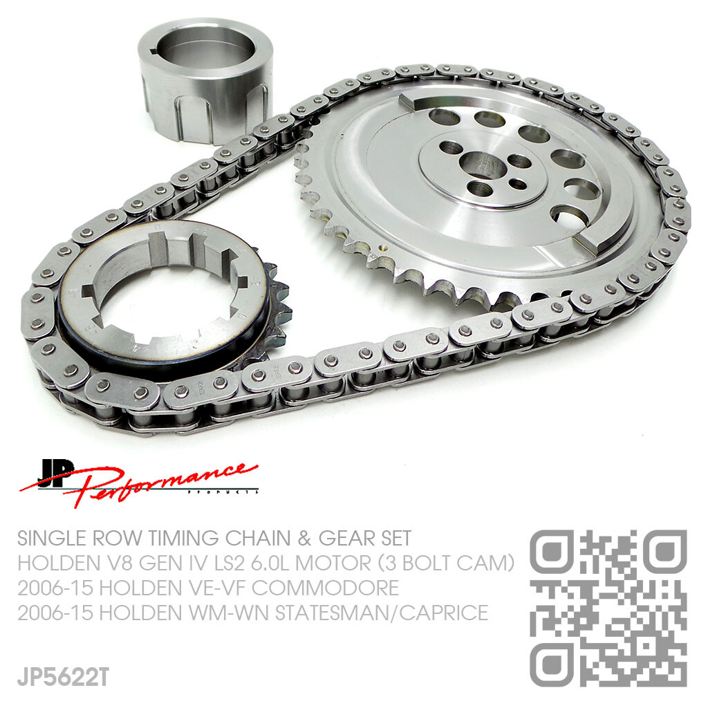 JP SINGLE ROW ROLLER TIMING CHAIN KIT V8 GEN IV LS2 [HOLDEN VE-VF ...