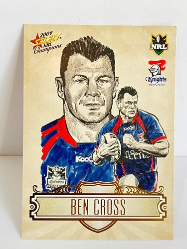 2009 NRL Champions SELECT.. Collectable Card..New Castle Knights..BEN ...