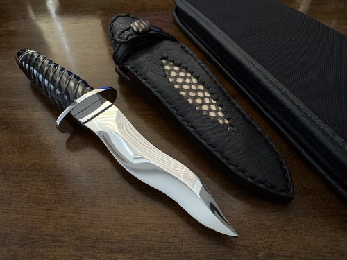 Custom Fixed Blade Kris Keris Style Dagger Knife ( No Mark ) | eBay