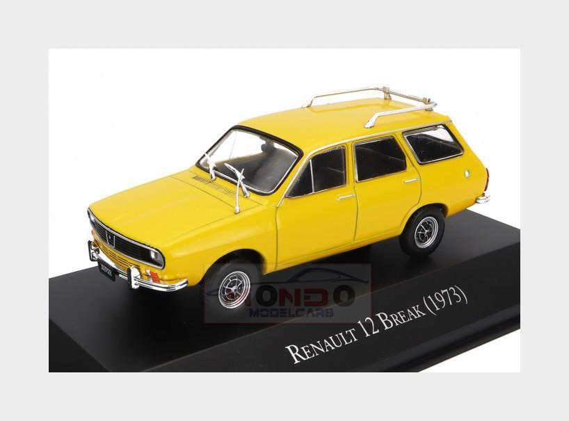 1:43 EDICOLA Renault R12 Break Sw Station Wagon 1973 Yellow ARG072 ...
