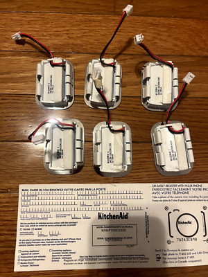 Qty of 6 LED Light assembly W11229041 C for KitchenAid KRMF706ESS05 ...