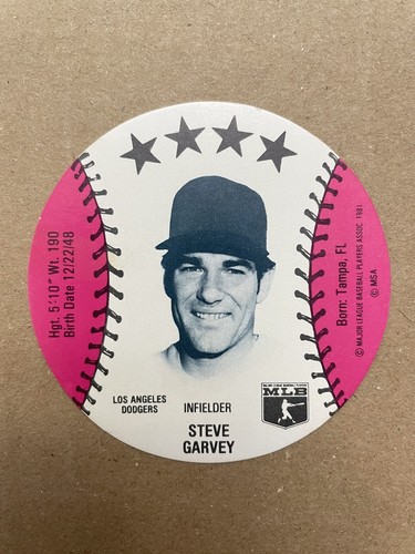 1981 MSA Sunbeam Baseball Steve Garvey | eBay