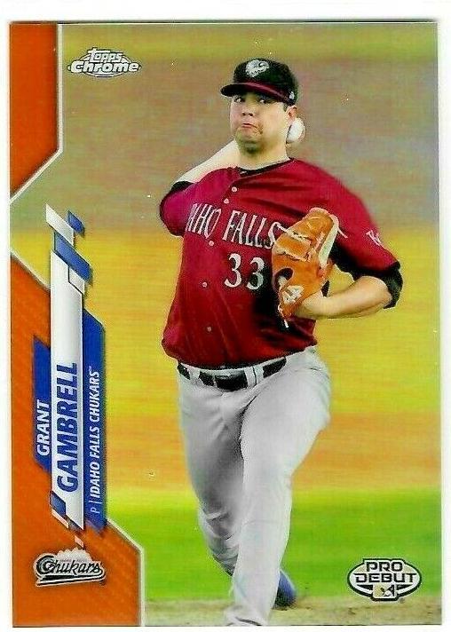 2020 Topps Pro Debut - Chrome Grant Gambrell #PDC-76 Orange Refractor ...