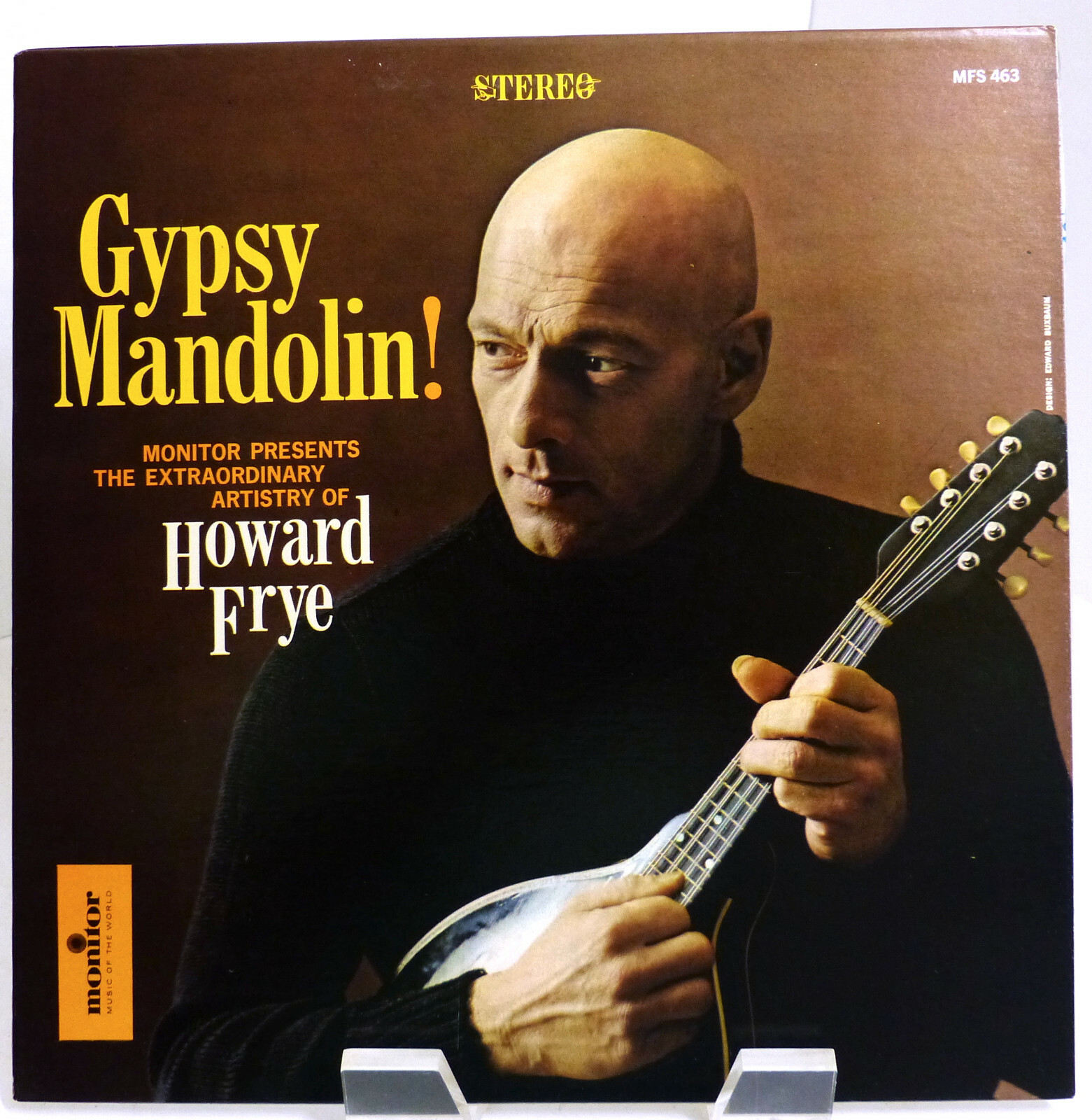 HTF Mint 1966 Howard Frye "Gypsy Mandolin!" Monitor Records MFS 463 ...