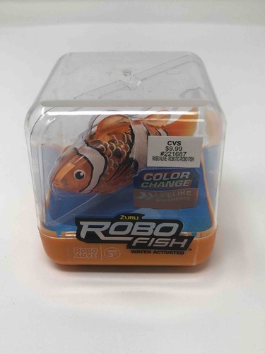 Zuru Robo Alive Robo Fish Orange | eBay