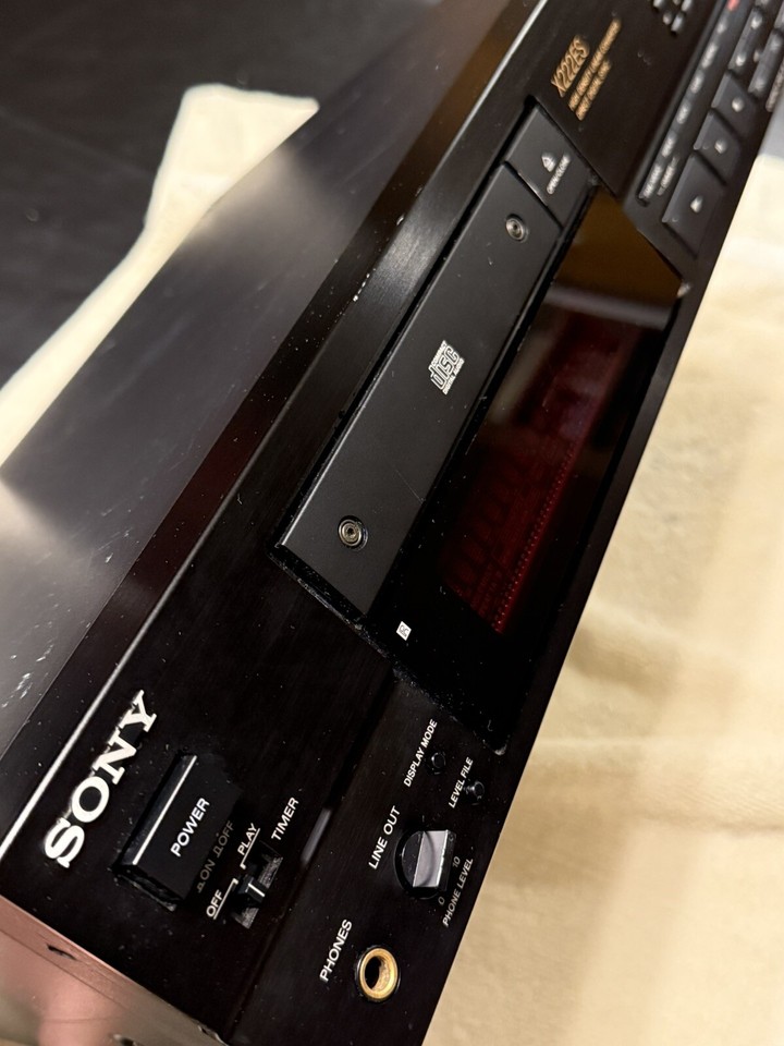 Vintage Sony CDP-X222ES ES Series Compact Disc CD Player TESTED Works ...