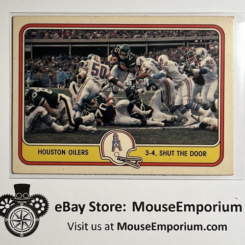 1981 Fleer Team Action Football Card #22 Houston Oilers | eBay