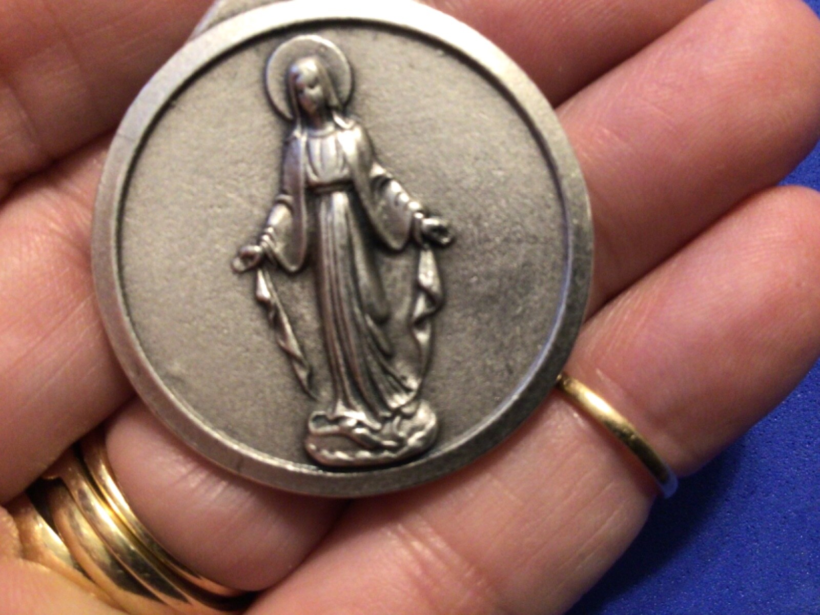 Auto St CHRISTOPHER Our Lady of the Highway Trinity Cross Saint Medal ...