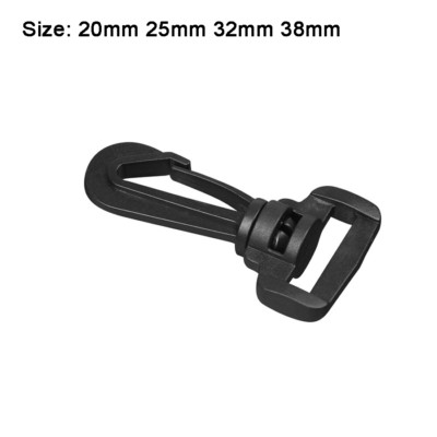 Plastic Swivel Snap Hook Clip Bag Strap Rope Webbing Buckle 20 25 32 ...