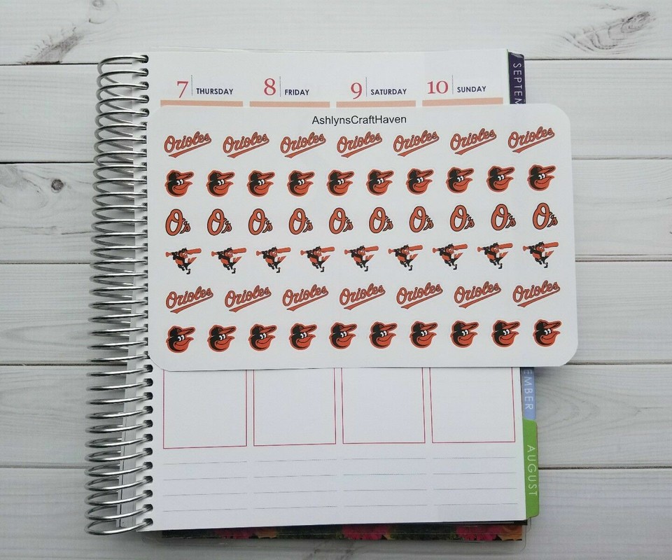 53 Baseball Planner Stickers- Perfect For Any Planner- Erin Condren ...