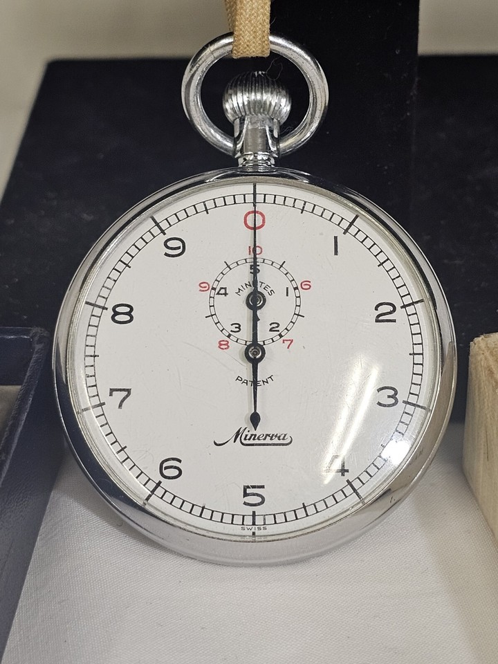 Vintage Minerva Timer Stopwatch In Original Box Tested And Working | eBay