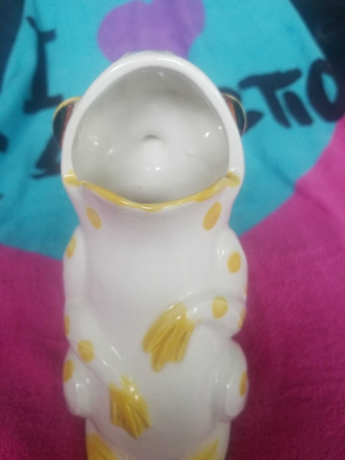 Vintage Schmid Design Folio Design Rare Frog Toad Polka Dot Creamer ...