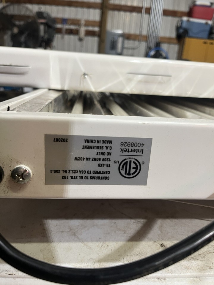 Intertek T5 Led Grow Light - 4 FT 8 Lamps - DL8048 Fluorescent ...