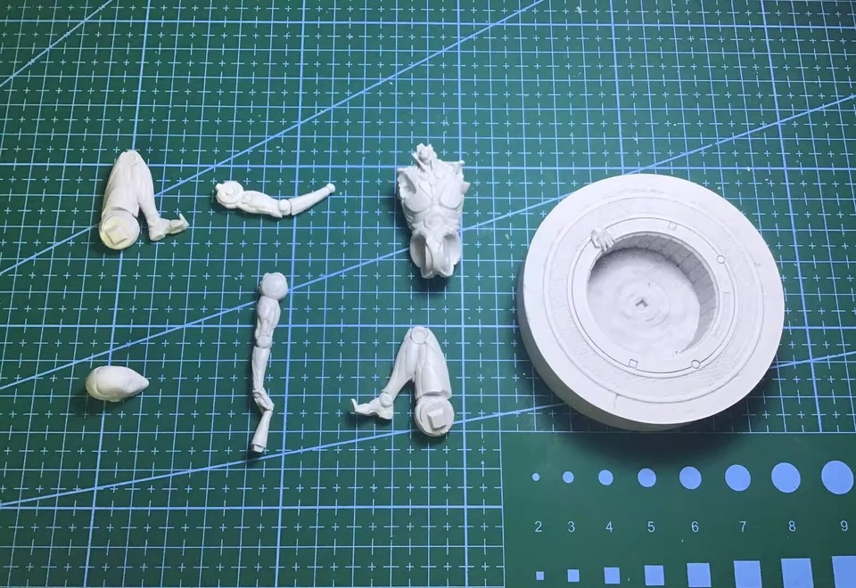 1/24 resin figures model Robot rescue Unassembled unpainted | eBay