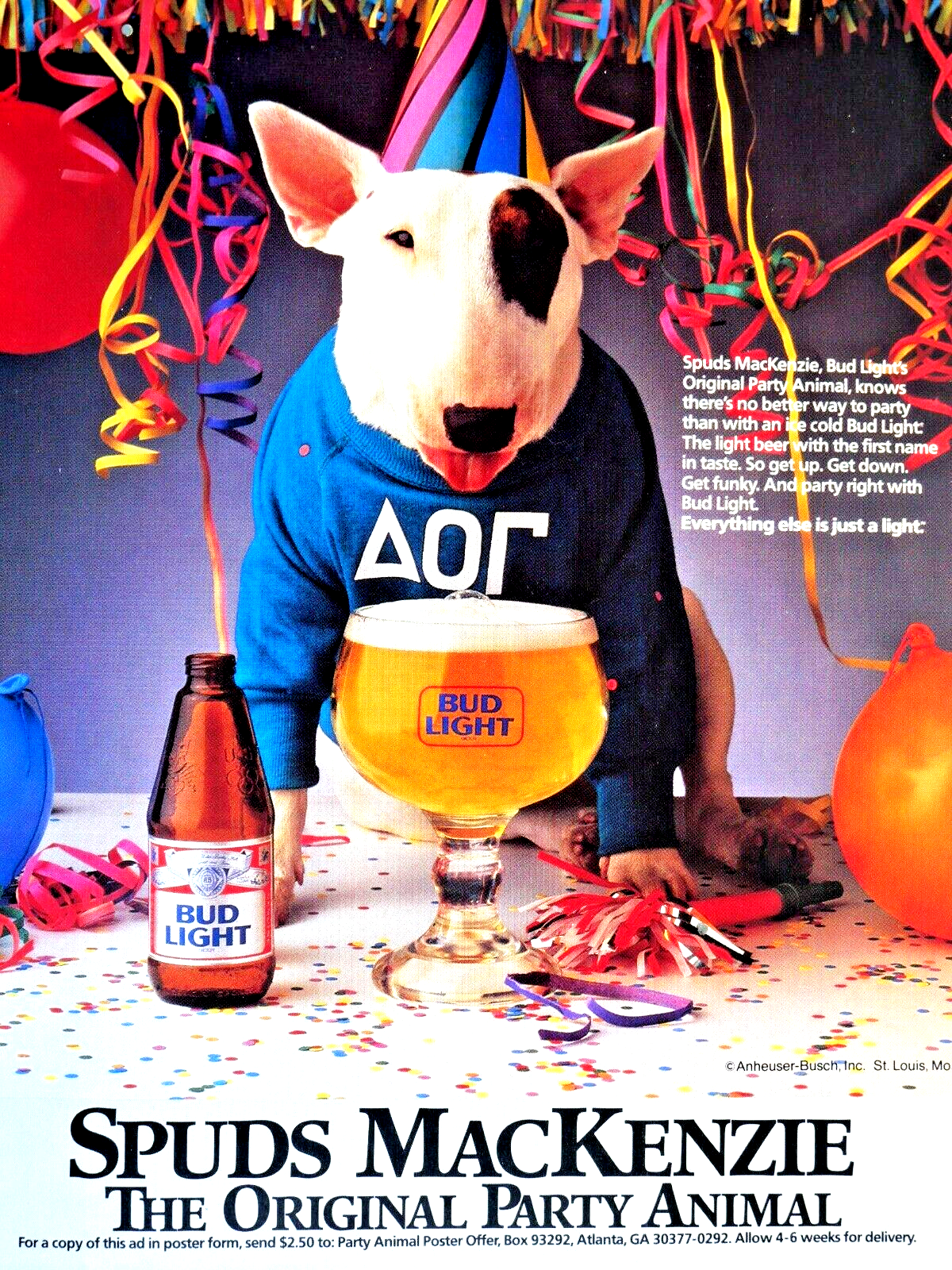 Spuds Mackenzie Ad