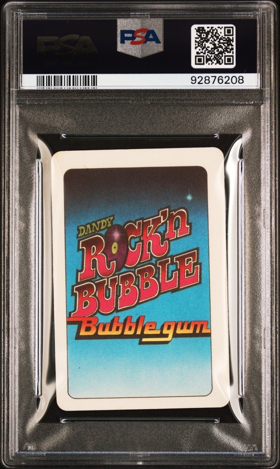 PSA 5 Madonna 1986 Dandy Rock N Bubble Bubblegum Trading Card Queen Of ...