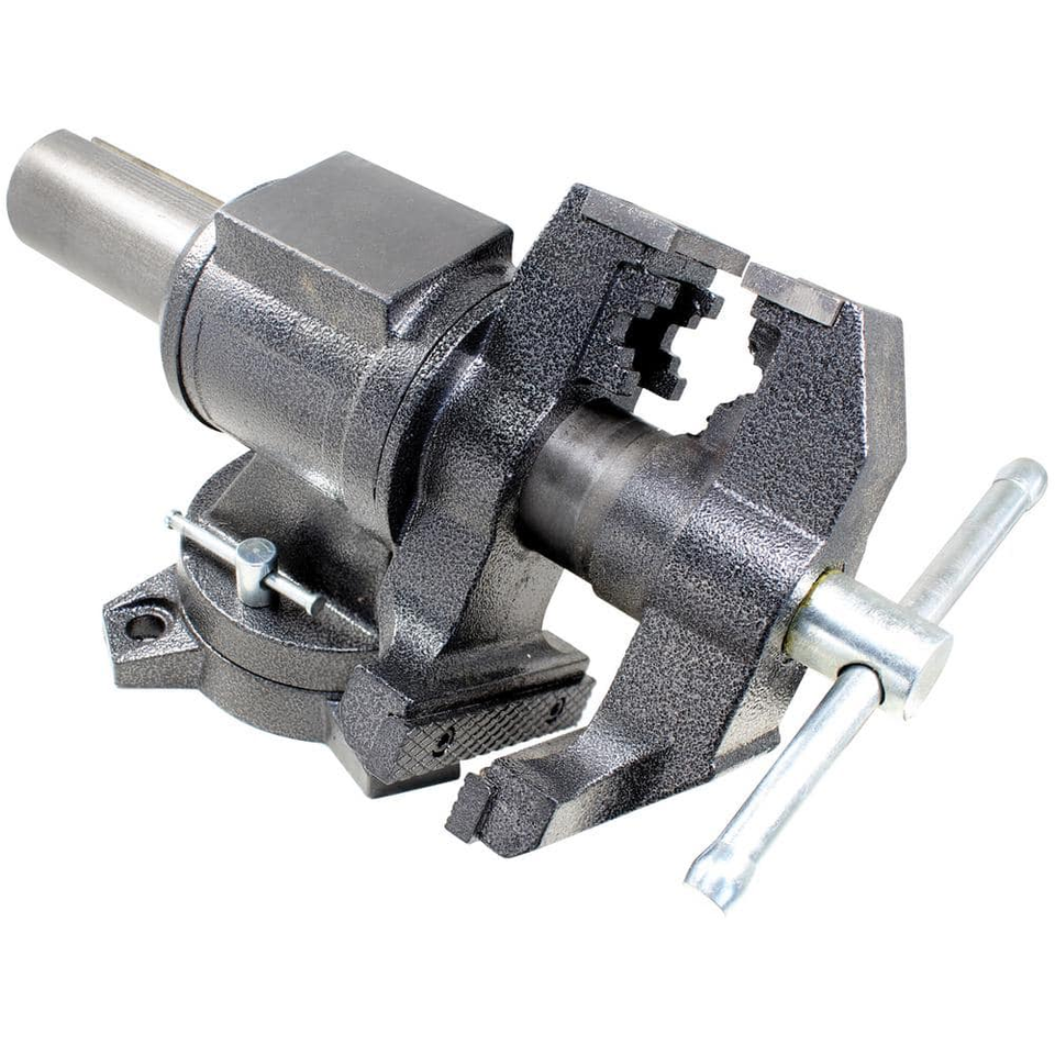 Rotating Pipe and Bench Vise with Swivel Base 5 In. Multi-Purpose ...