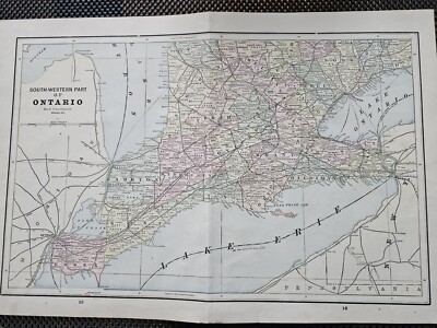 1900-Now - Map Of Ontario Canada