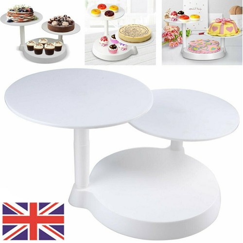 3 Tier Round Cake Rack Food Dessert Display Stand Home Party Wedding ...