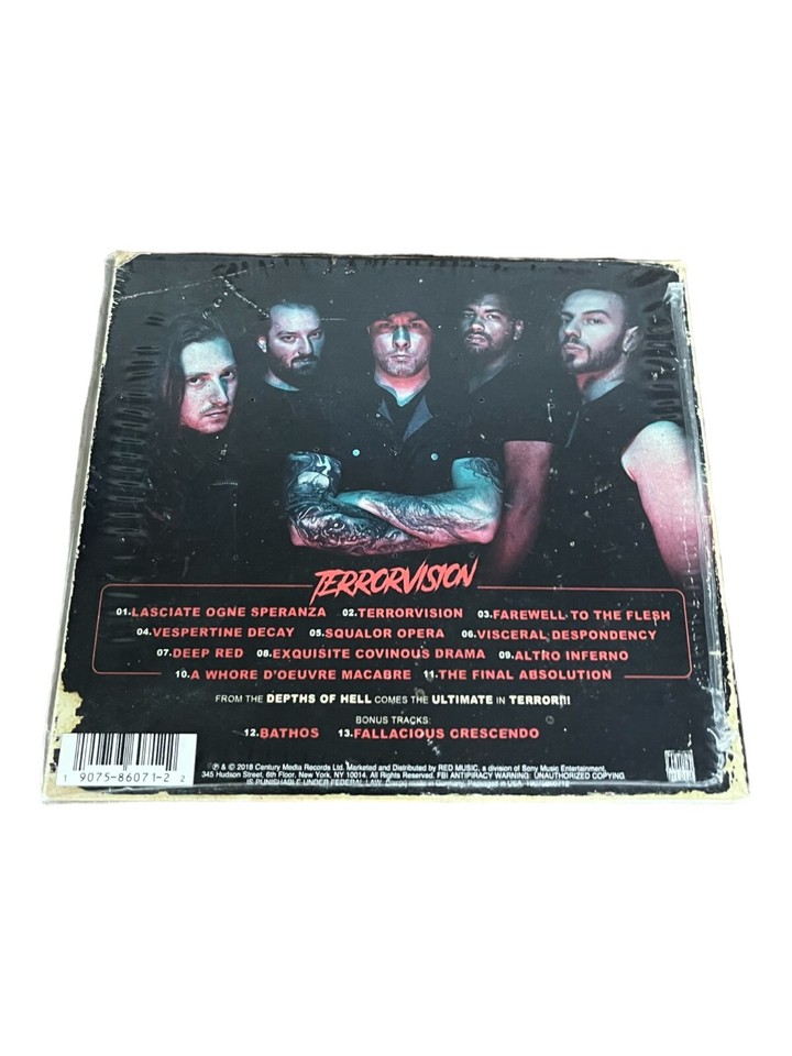 Aborted – Terrorvision 1907586071 Digipak 1st Press Death Metal Brand ...