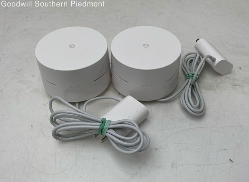 Lot of 2 Google Nest AC-1304 Mesh Routers (x2) w/ Power Cords ...