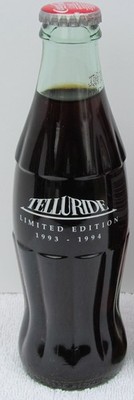 Coca-Cola Telluride Ski Resort Limited Edition 1993 - 1994 Coke Bottle ...