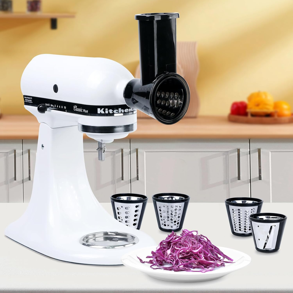 Slicer Shredder Grater Attachment for Kitchenaid Stand Mixer 4 ...