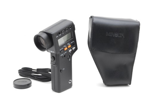 [ MINT w/Case ] Minolta Spotmeter F Digital Light Exposure Spot Meter ...