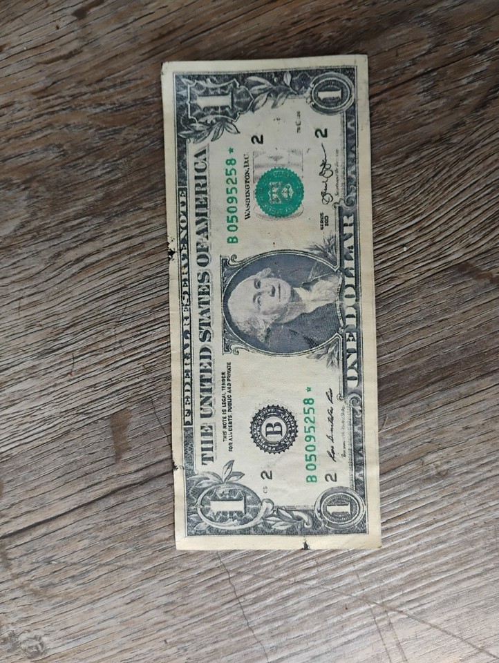 2013 1 dollar bill star note b | eBay