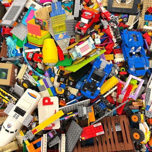 22.2 Lbs. of Unsorted Bulk LEGO and non-LEGO Bricks, Pieces, and Parts ...