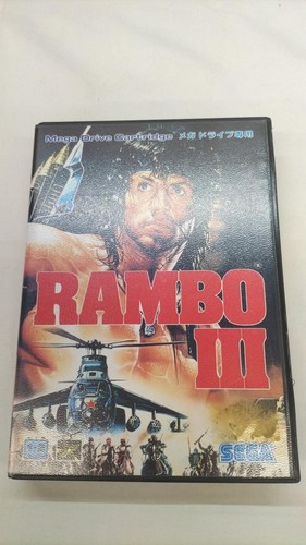 MD Software Model No. RAMBO III SEGA | eBay