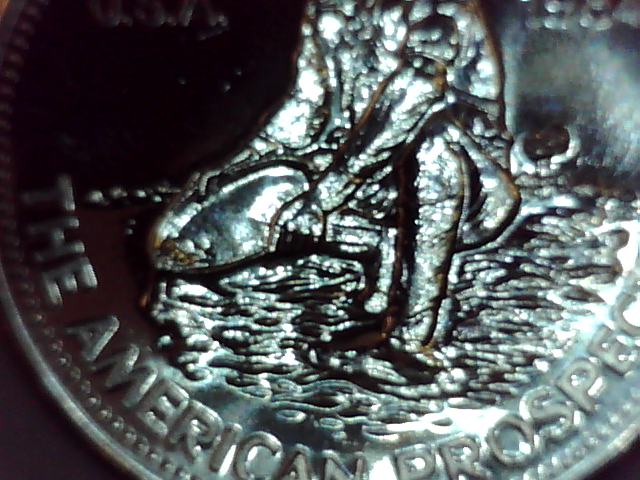 1984 Vintage Englehard American Prospector 1 oz silver round .999 pure ...