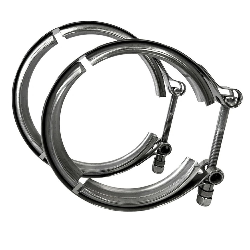 4"–5" Stainless Steel Exhaust Bellows Flex Pipe with Clamps PN-3-B-022 ...