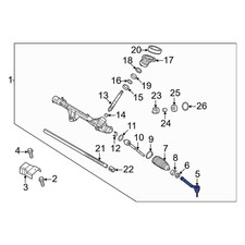 Kia 56820L1000 Front Left Outer Steering Tie Rod End for sale online | eBay