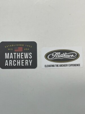 NEW Mathews Archery Sticker Decals (2 Pack) | eBay