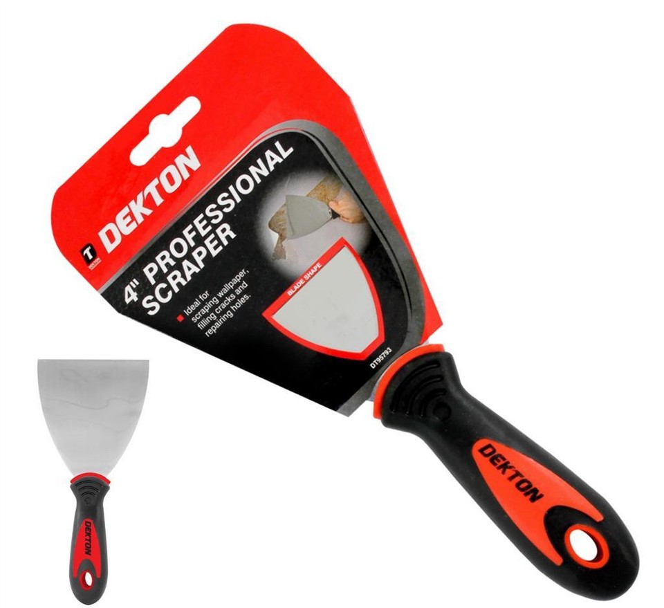 Dekton Professional Scrapers Paint Fill Knife Decorators Scraper ...