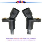 Set 2 ABS Wheel Speed Sensor Rear LH RH For Audi TT VW Beetle Golf ...