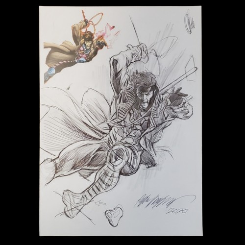 GAMBIT PRELIM ORIGINAL ART BY FELIPE MASSAFERA JIM LEE HOMAGE X-MEN ...