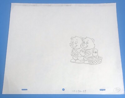 CARE BEARS Original Animation Production Art Drawing NELVANA | eBay UK