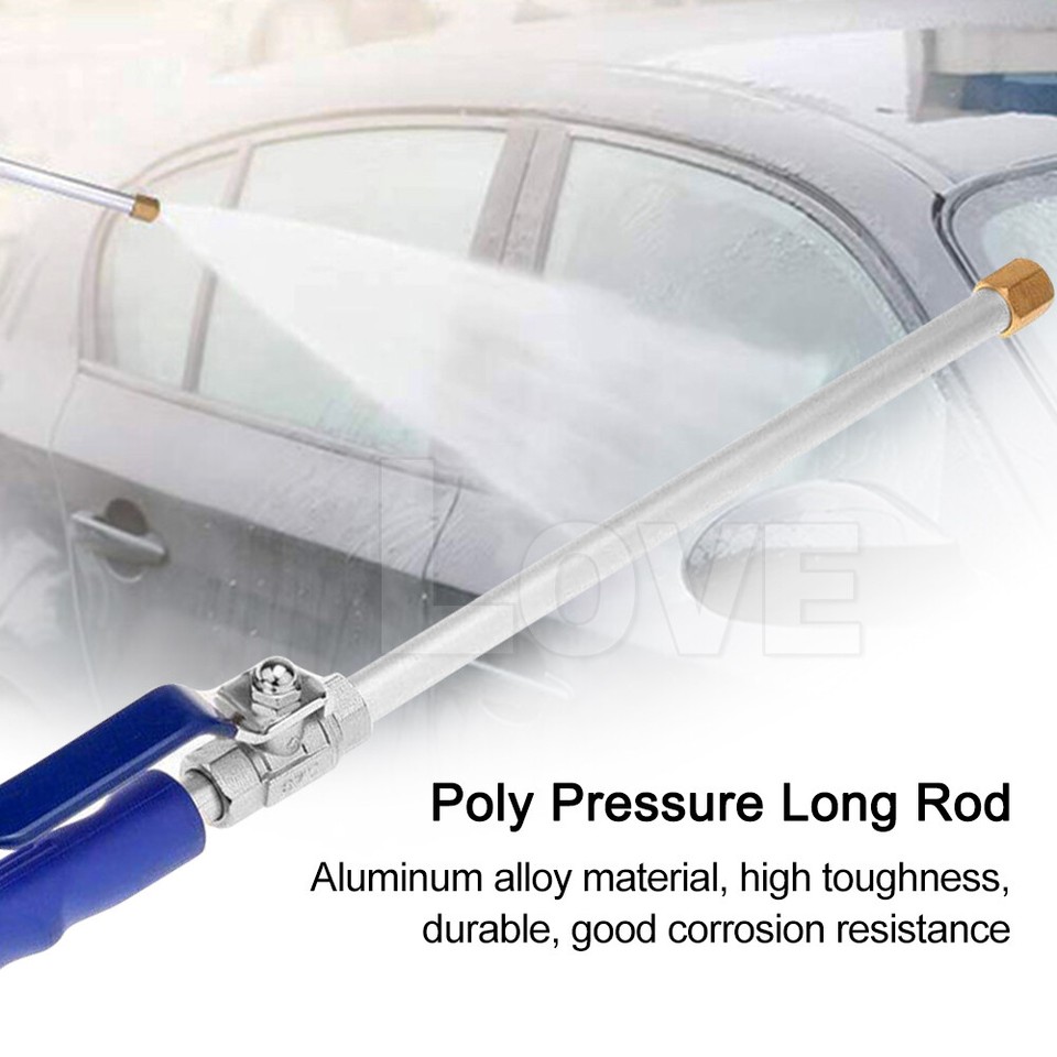 New High Pressure Power Washer Water Spray Gun Nozzle Wand Cleaner New ...