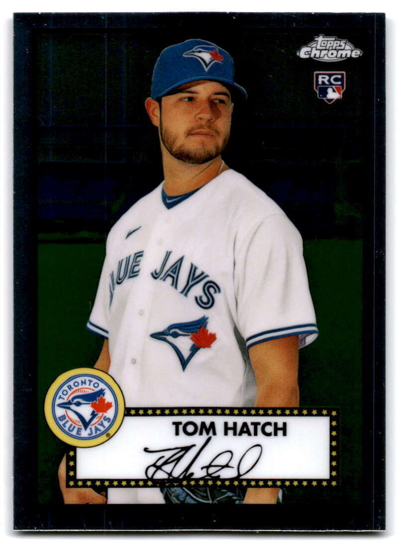 2021 Topps Chrome Platinum Anniversary #97 Tom Hatch RC Toronto Blue ...