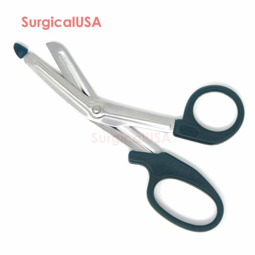 Utility Shears Dark Green Nursing Medical EMT Paramedic Scissors 5.5 ...