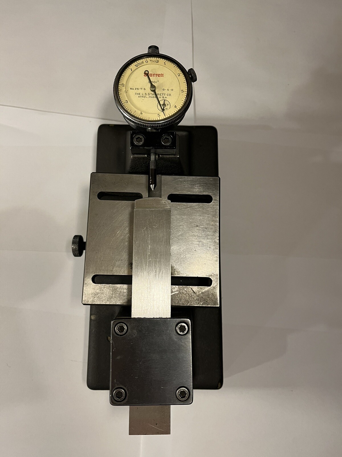 Small Bench Micrometer Starrett Gage No. 25-T-5 .0001” | eBay