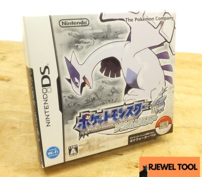 Pokemon Soul Silver Version With Pokewalker CIB Nintendo DS With Box ...